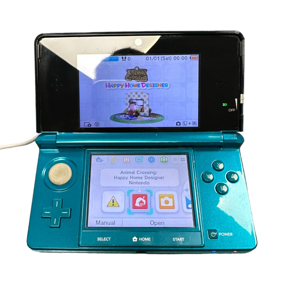 Pre-owned Nintendo 3DS - Aqua Blue - Own4Less
